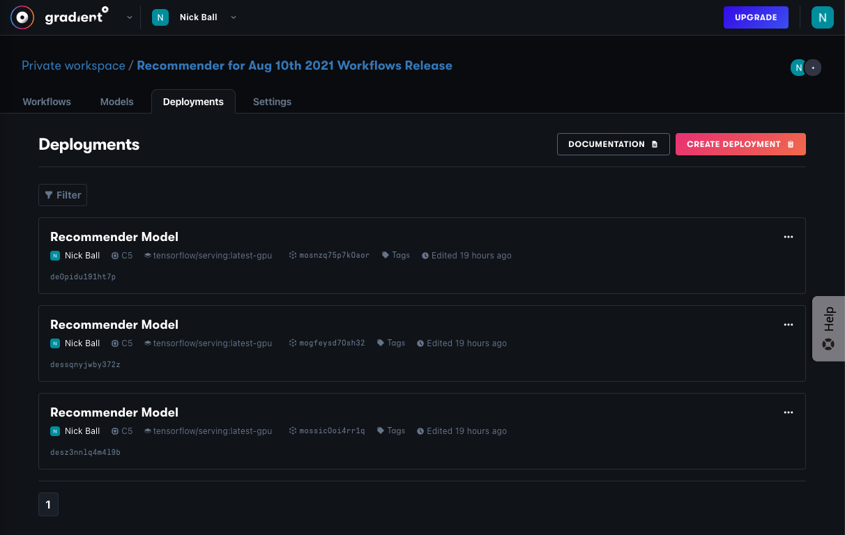 End-to-End Recommender System with Gradient - Part 5: Deploying the Model into Production