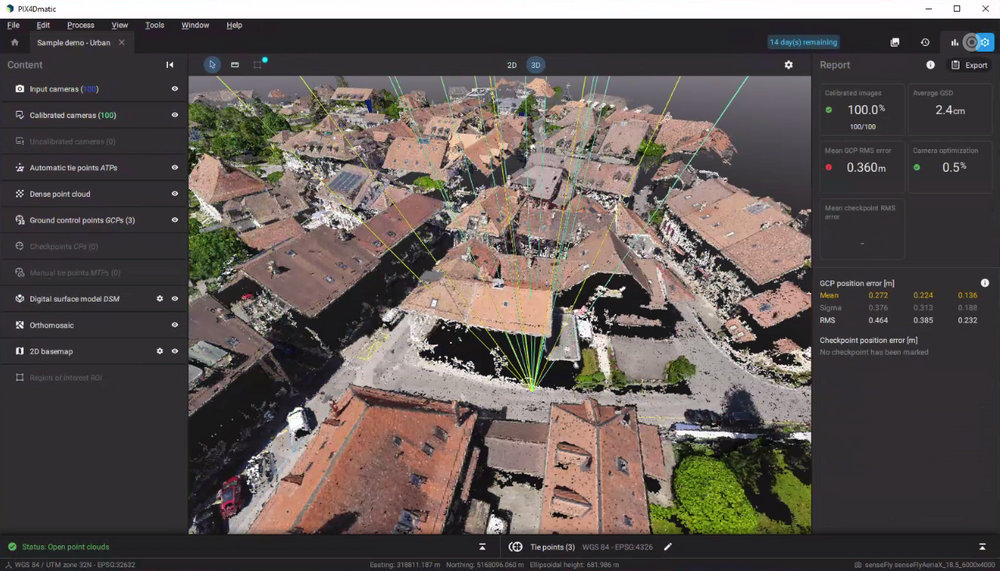 Photogrammetry with Pix4D and Core