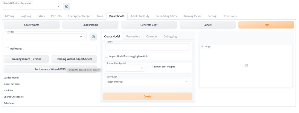 Run the Stable Diffusion Web UI from Gradient Deployments part 2 ...