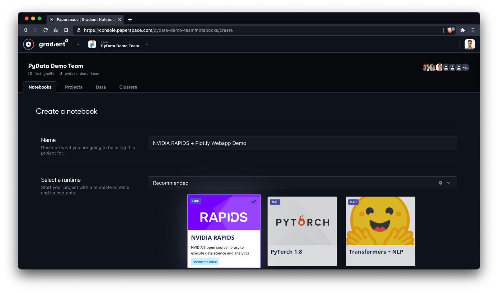 New ML Showcase Entry: Creating Interactive Web Apps with NVIDIA RAPIDS and Plot.ly