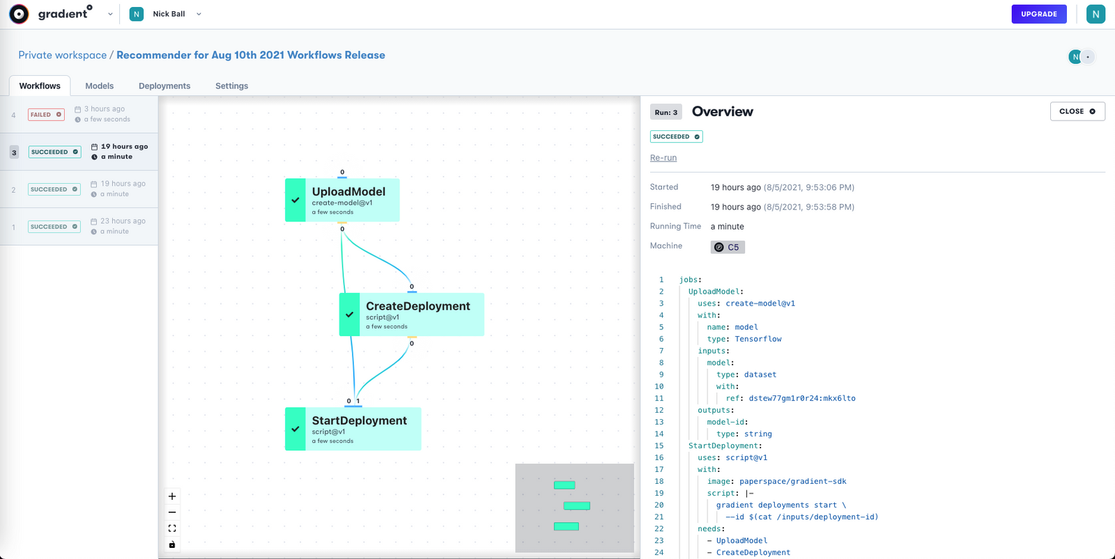 End-to-End Recommender System with Gradient - Part 5: Deploying the Model into Production