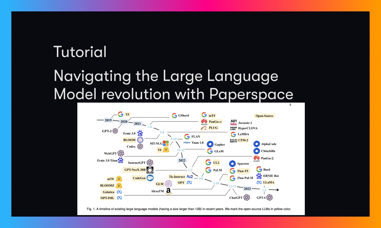 Navigating the Large Language Model revolution with Paperspace