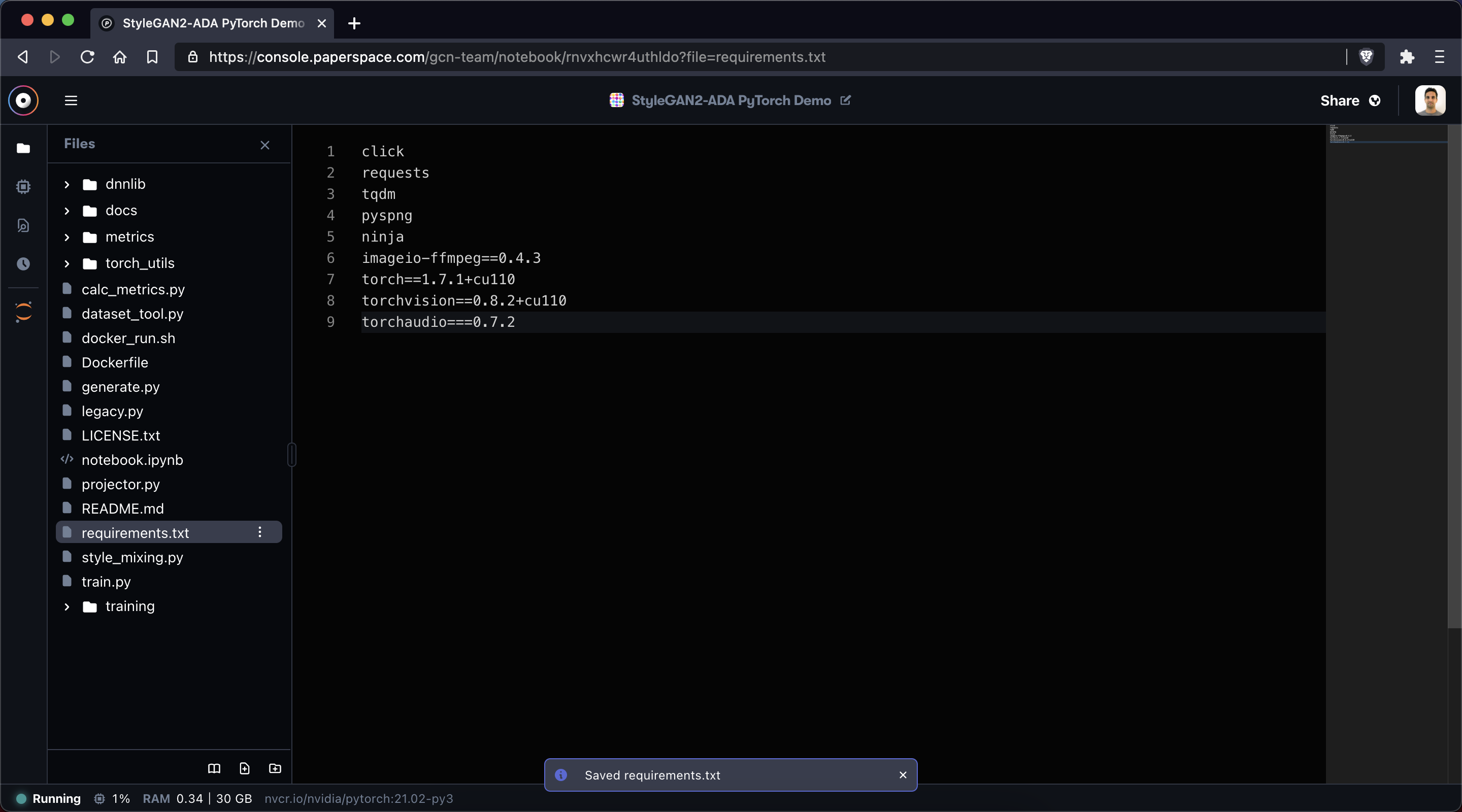 How to Run StyleGAN2-ADA-PyTorch | Paperspace Blog