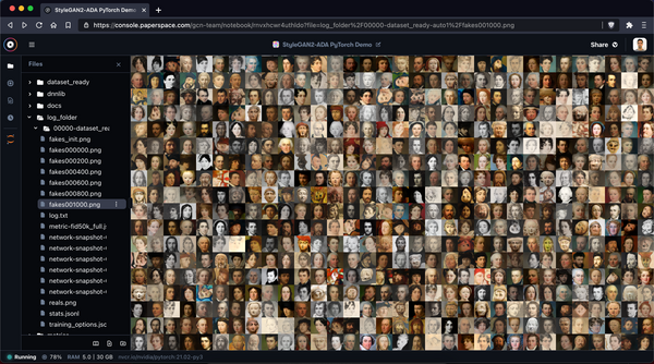 How to Run StyleGAN2-ADA-PyTorch | Paperspace Blog