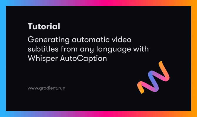 Generating Automatic Video Subtitles From Any Language With Whisper Autocaption 